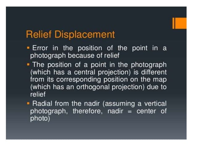 Relief displacement | PPTX