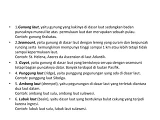 Bentuk -bentuk Relief di indonesia | PPTX