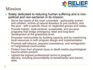 Relief international | PPTX