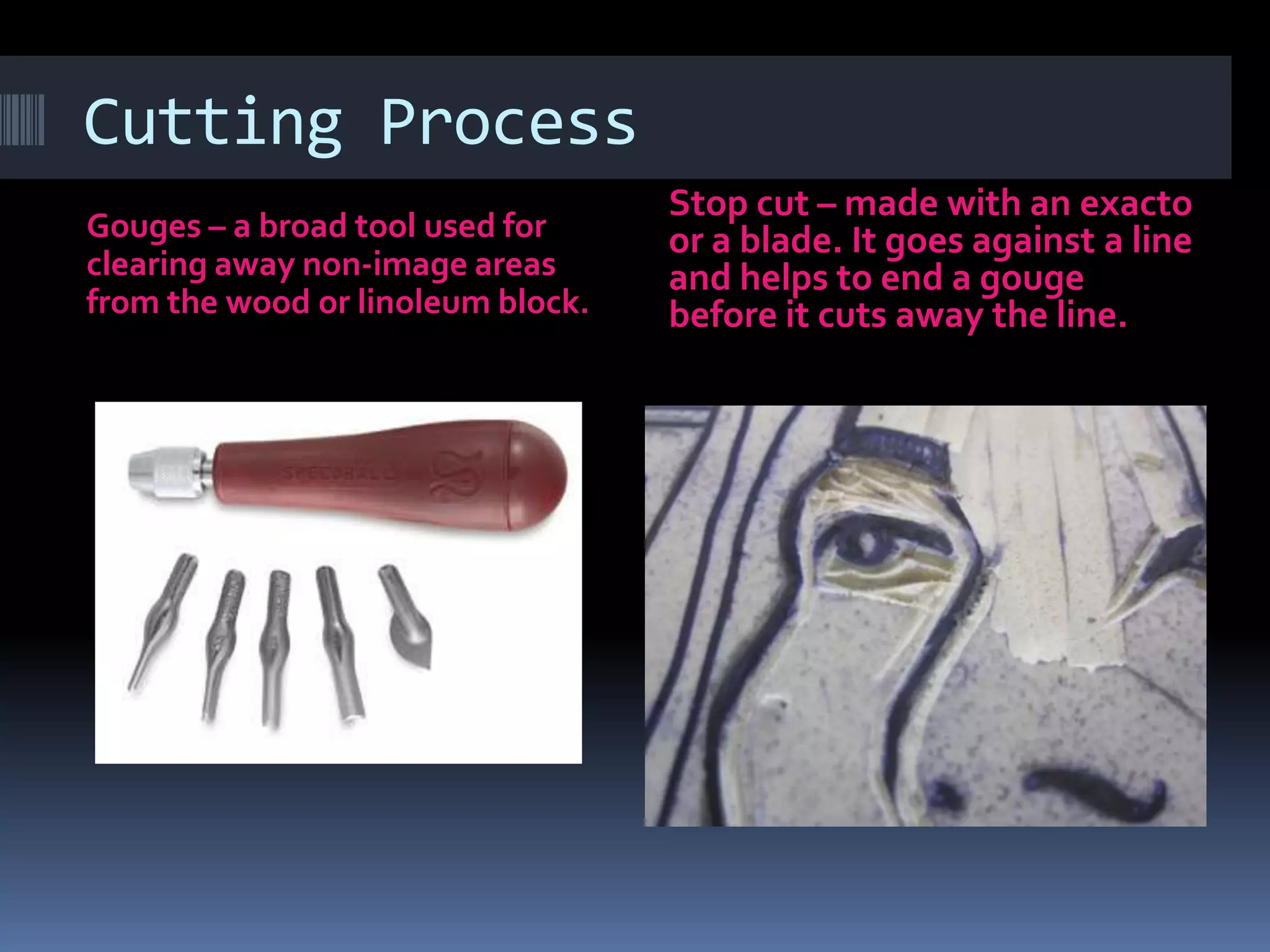 Relief printing with two linoleum plates | PPTX