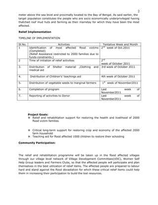 Relief proposal 2011 | PDF | Agriculture | Industries