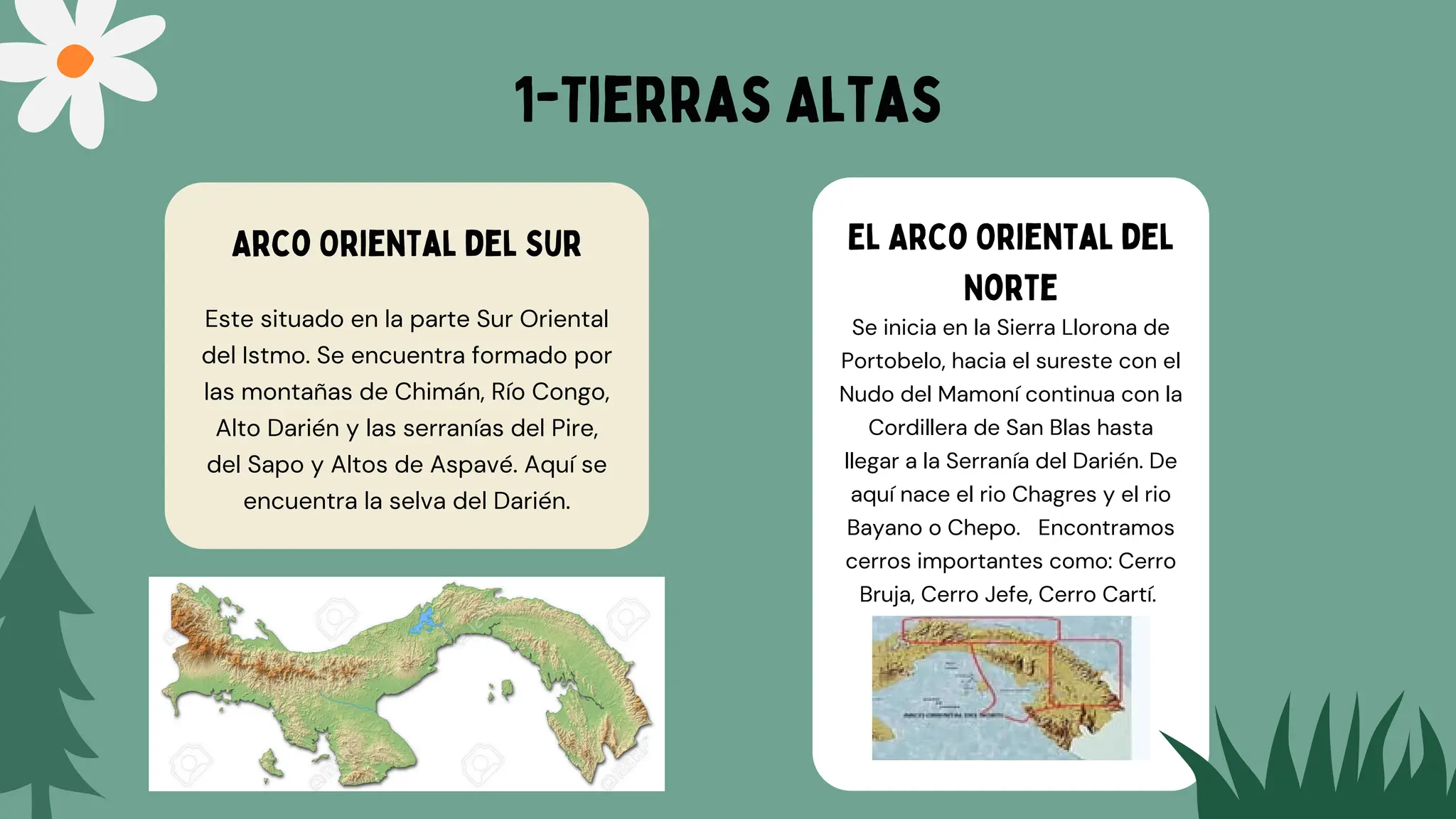 TIPOS DE RELIEVES EN PANAMÁ. SUS CARACTERÍSTICAS FÍSICAS Y GEOGRÁFICAS ...