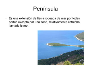 Vocabulario del Relieve | PPT