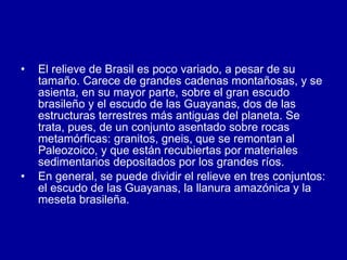 Relieve de brasil | PPT