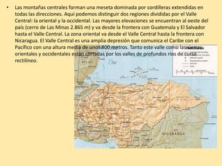Relieve de honduras | PPTX