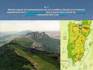 Tema 4. El relieve de la Península Ibérica. | PPTX