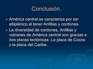 Relieves america central | PPT