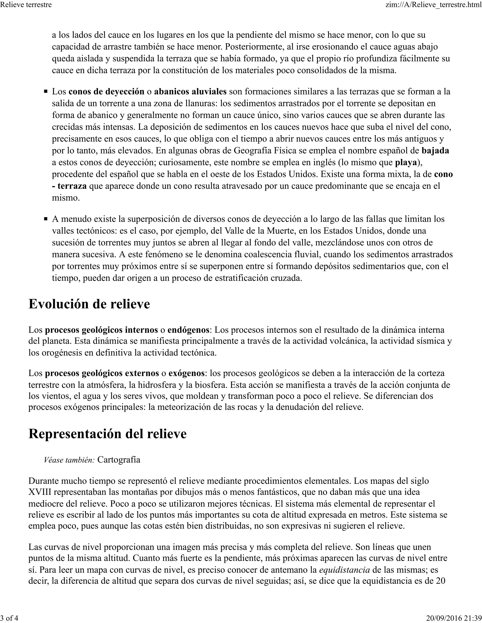 Relieve terrestre | PDF