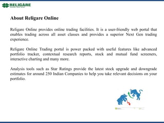 Religare Presentation - Research Methodology & Marketing Strategy | PPT