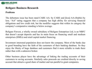 Religare Presentation - Research Methodology & Marketing Strategy | PPTX