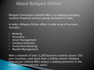Religare online ppt-submission | PPTX