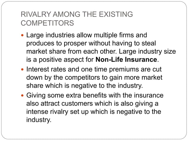 Religare swot and non life insurance porter's 5 | PPT