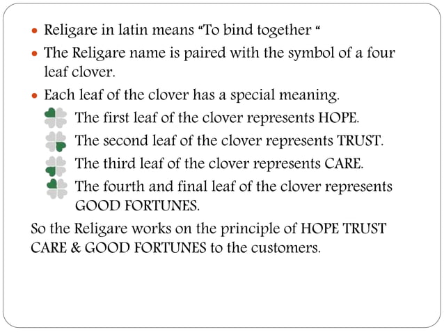 Religare swot and non life insurance porter's 5 | PPT