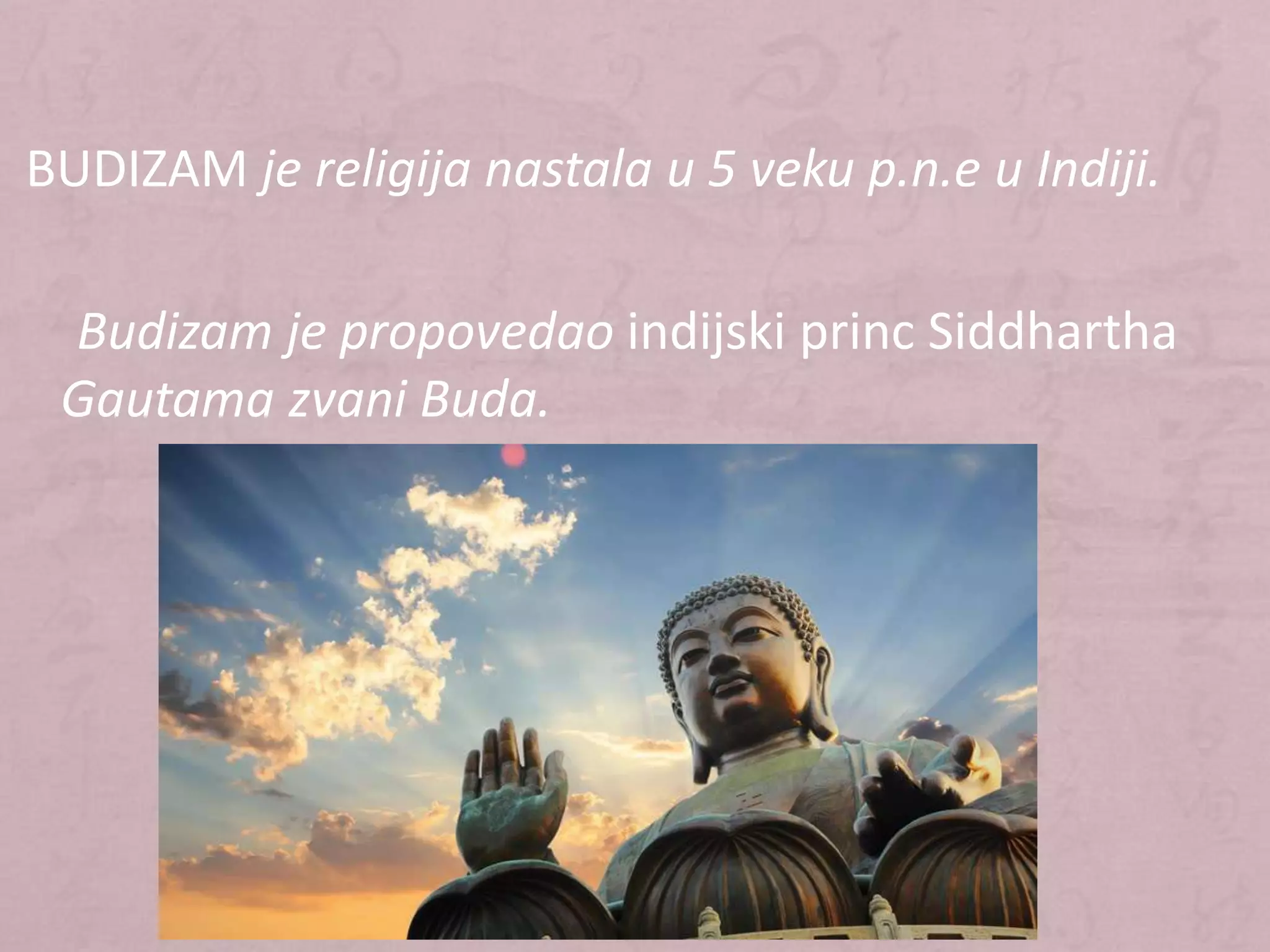 Religija budizam | PPTX