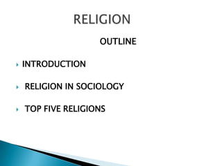 Religions | PPTX