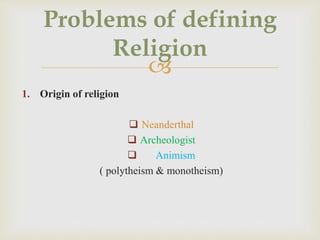 Religion, Function of religion , and Psychological Function Of Religion ...