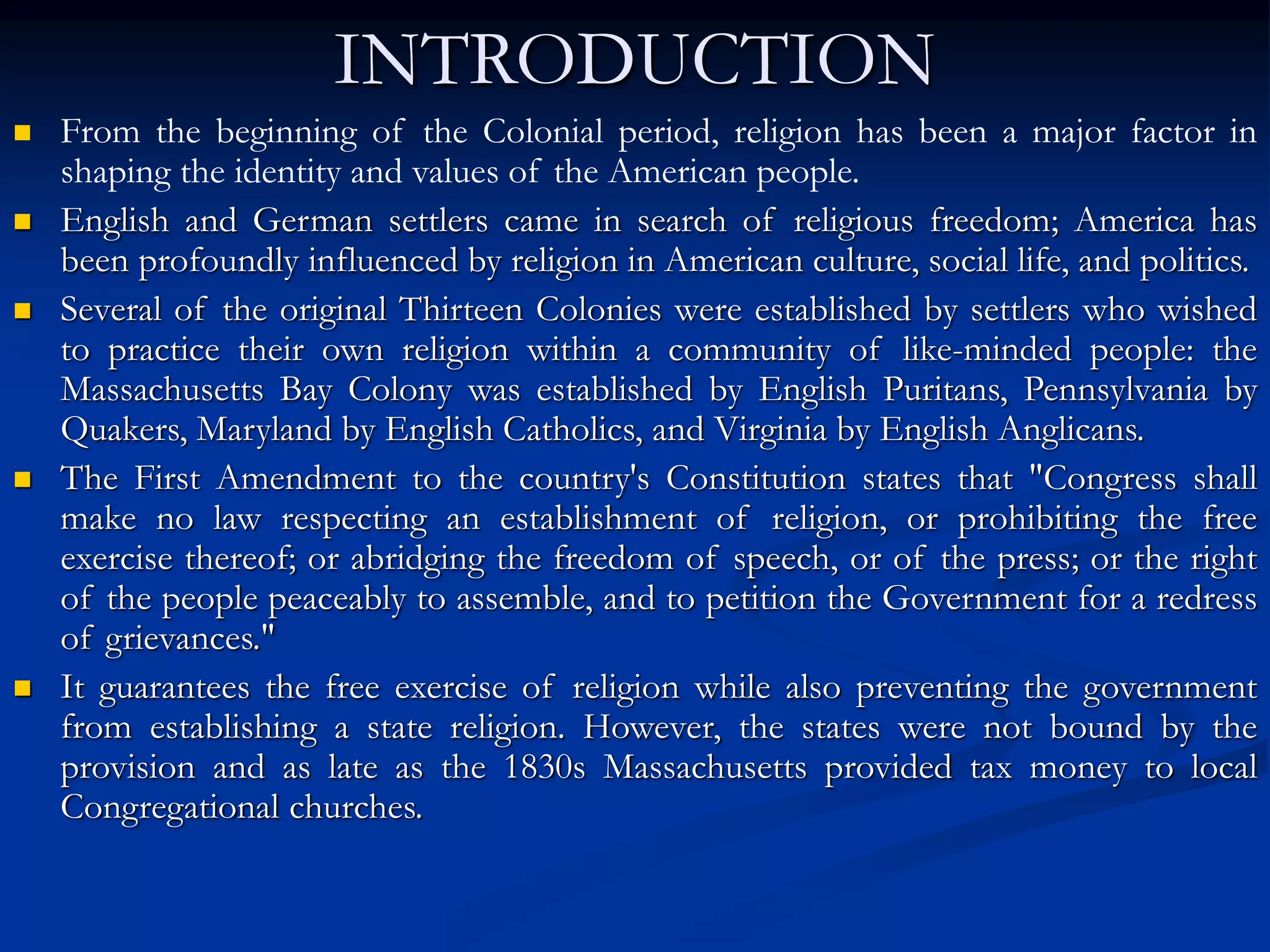 Religion in the US | PPT