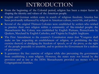 Religion in the US | PPT