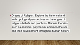 RELIGION IN CONTEXT - RELATED TO RELIGION | PPT