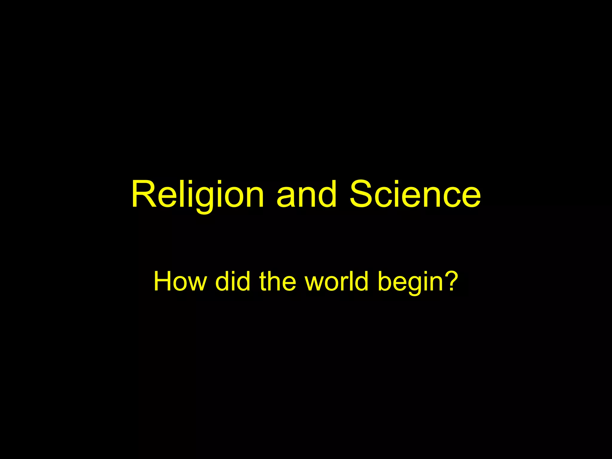 Religion And Science As | PPT
