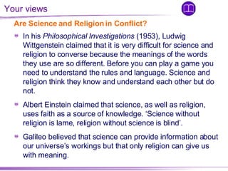 Religion And Science As | PPT