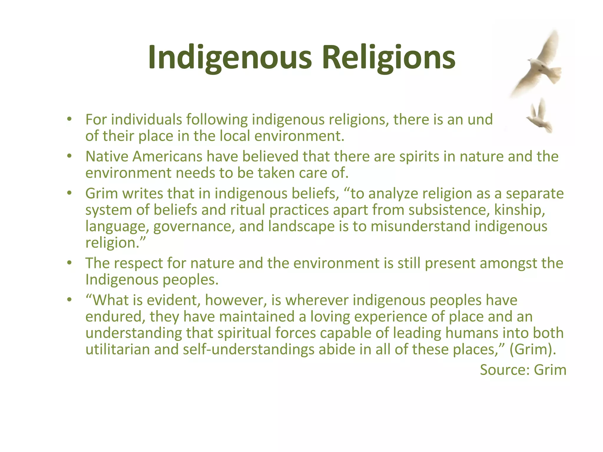 Religion and the Environment | PPT