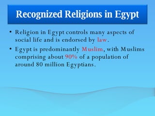 Religion In Egypt | PPT