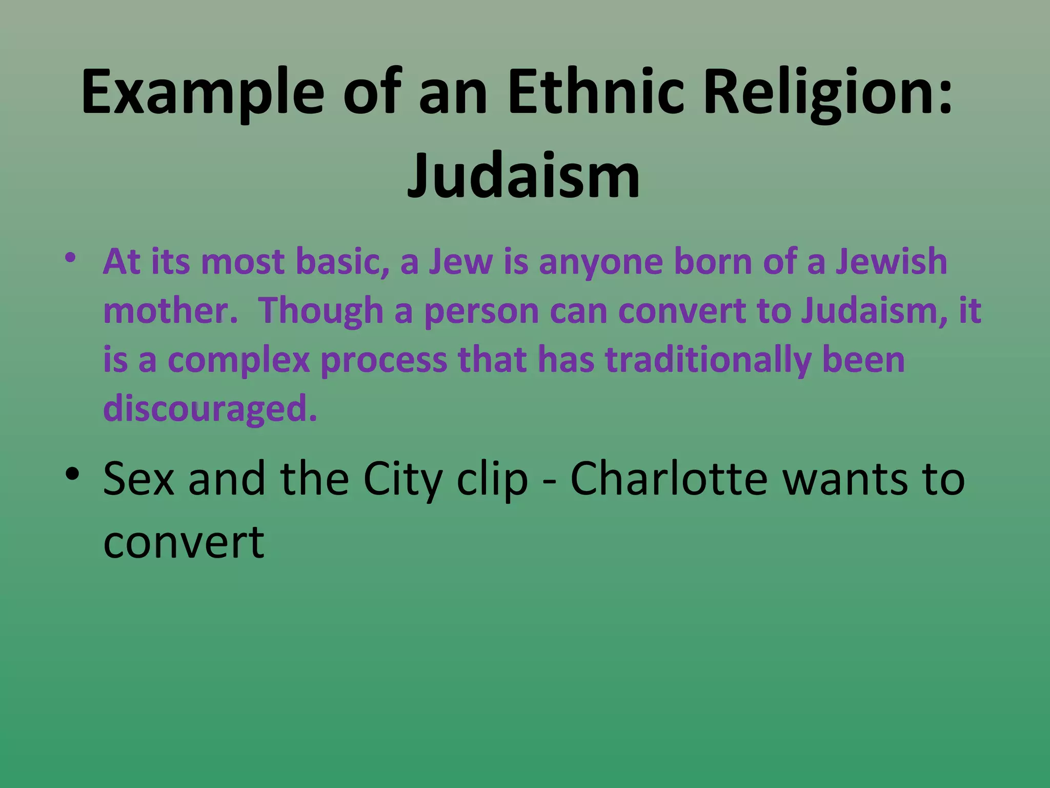 APHG Unit 3: Religion Intro | PPT