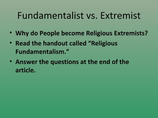 APHG Unit 3: Religion Intro | PPT