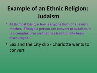 APHG Unit 3: Religion Intro | PPT