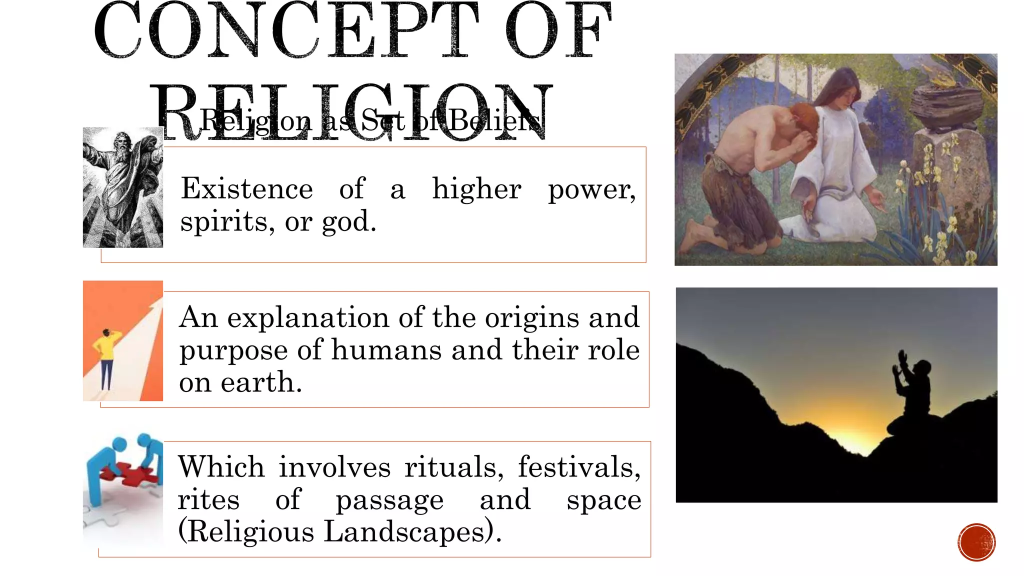 Religion - Lesson 1: Concept of Religon and Belief System | PPTX