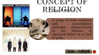 Religion - Lesson 1: Concept of Religon and Belief System | PPTX