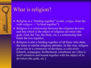 Religion (1) | PPT | Christianity | Religion & Spirituality