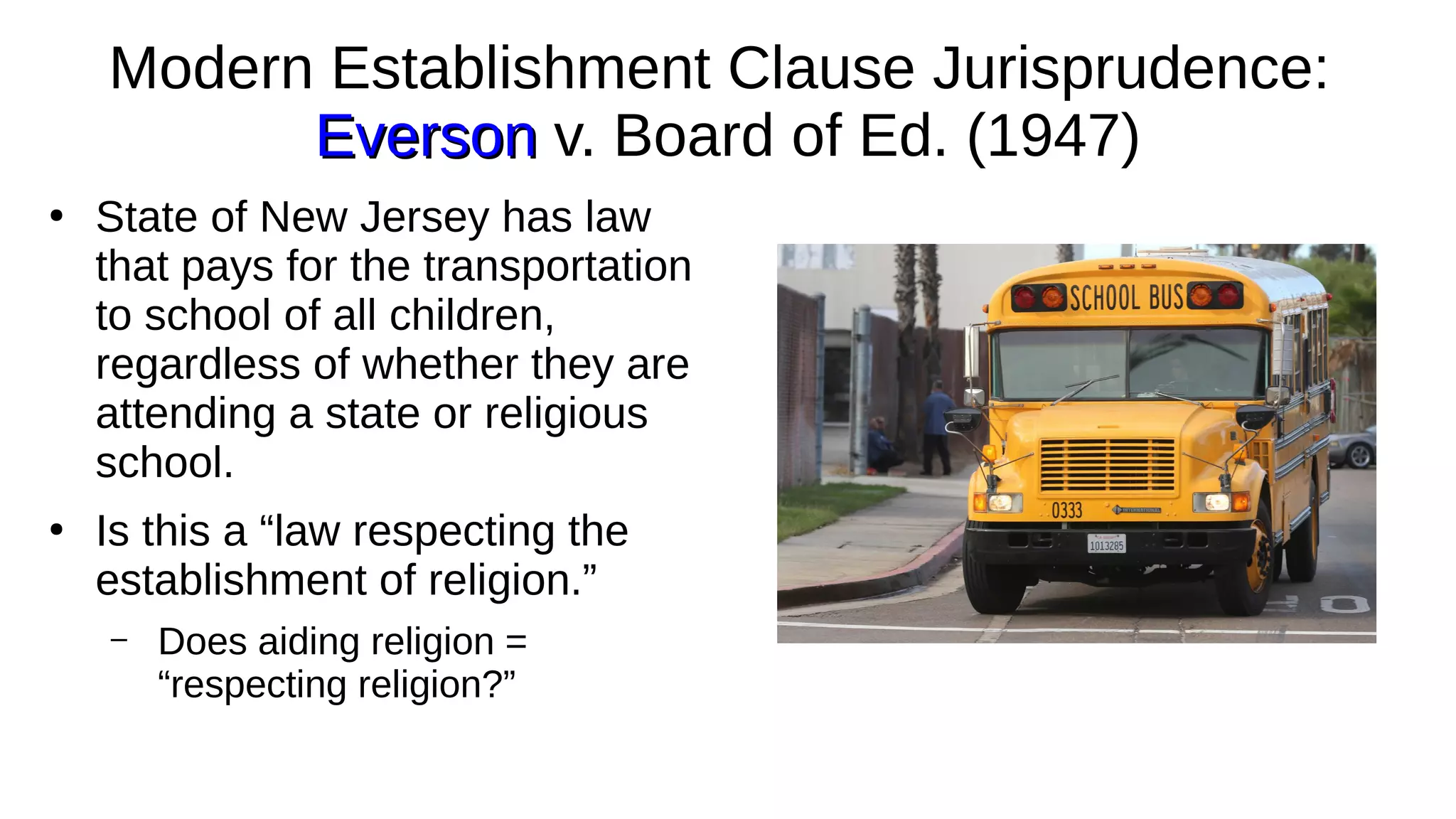 The Religion Clauses | PDF