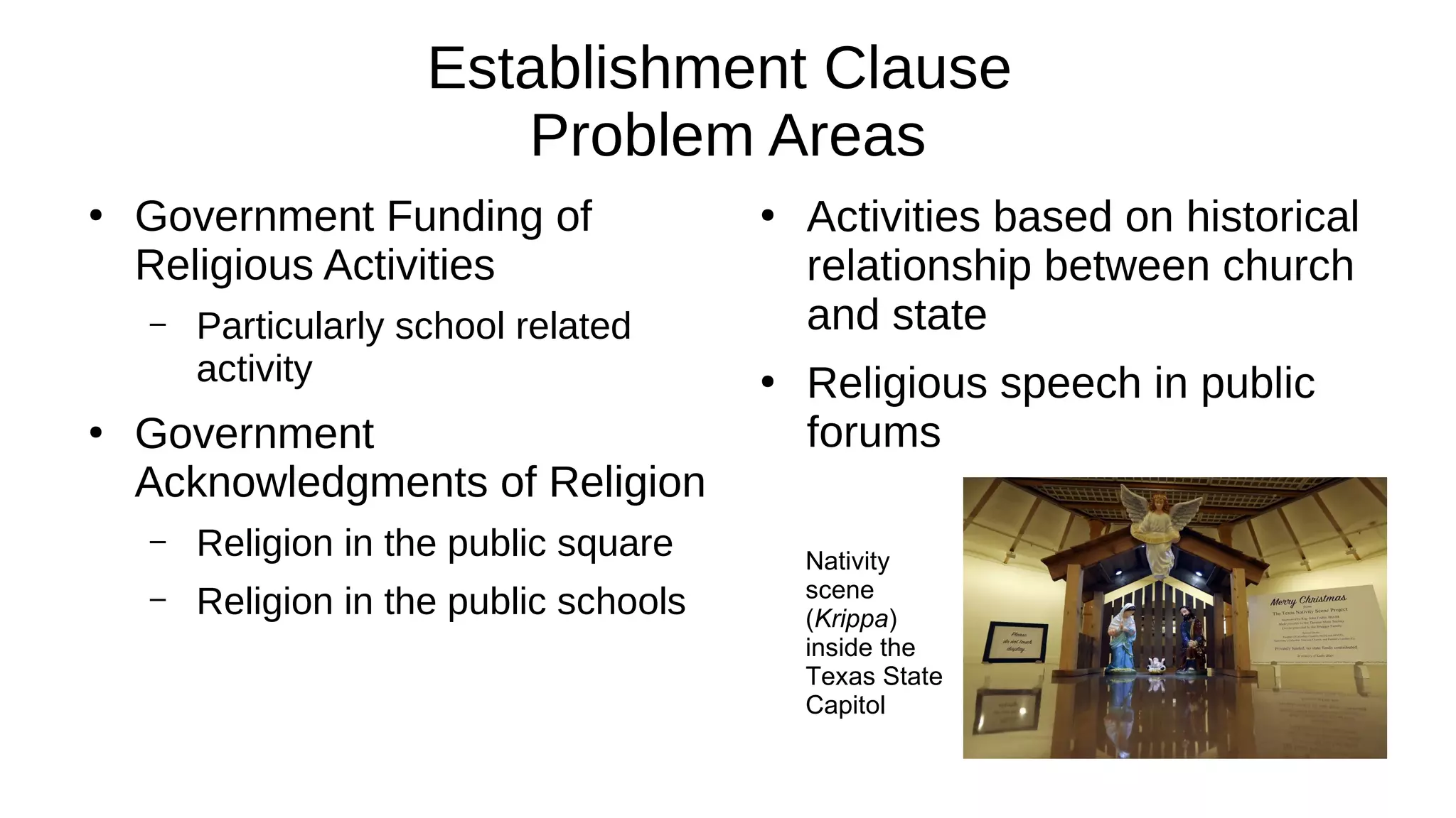The Religion Clauses | PDF