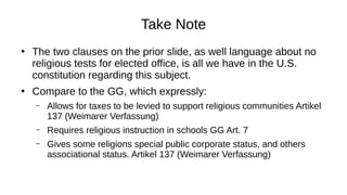 The Religion Clauses | PDF