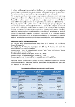 Οδηγίες διδασκαλίας για το μάθημα των Θρησκευτικών στα Ημερήσια και ...