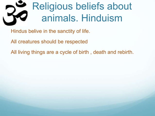 Religion and animals | PPTX