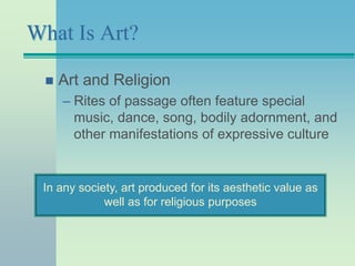 Religion and arts | PPTX