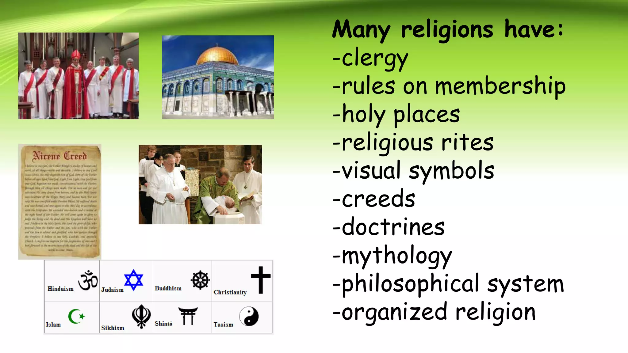 Religion and belief systems | PPTX