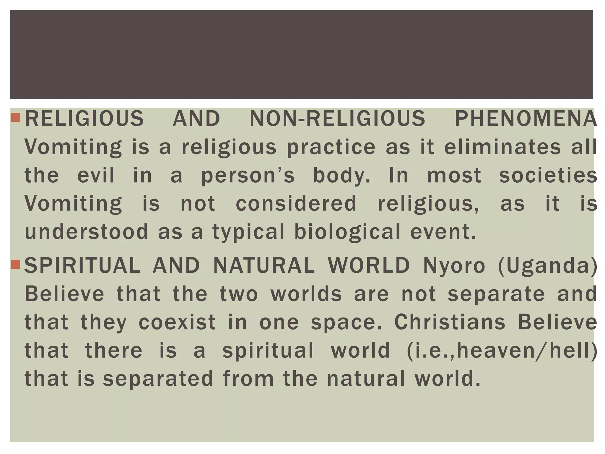 Religion and belief systems | PPTX