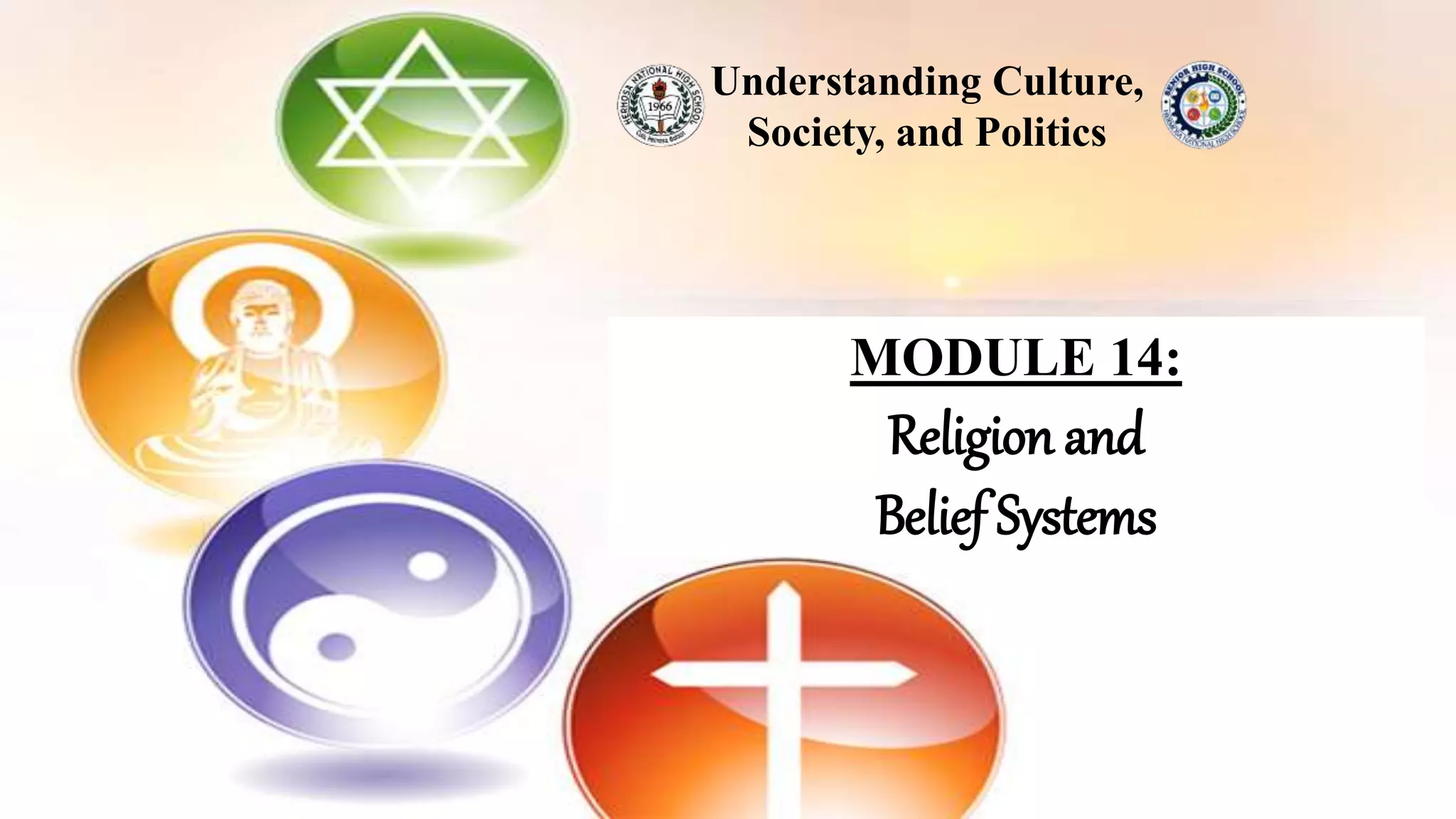 Religion and Belief Systems - UCSP | PPTX