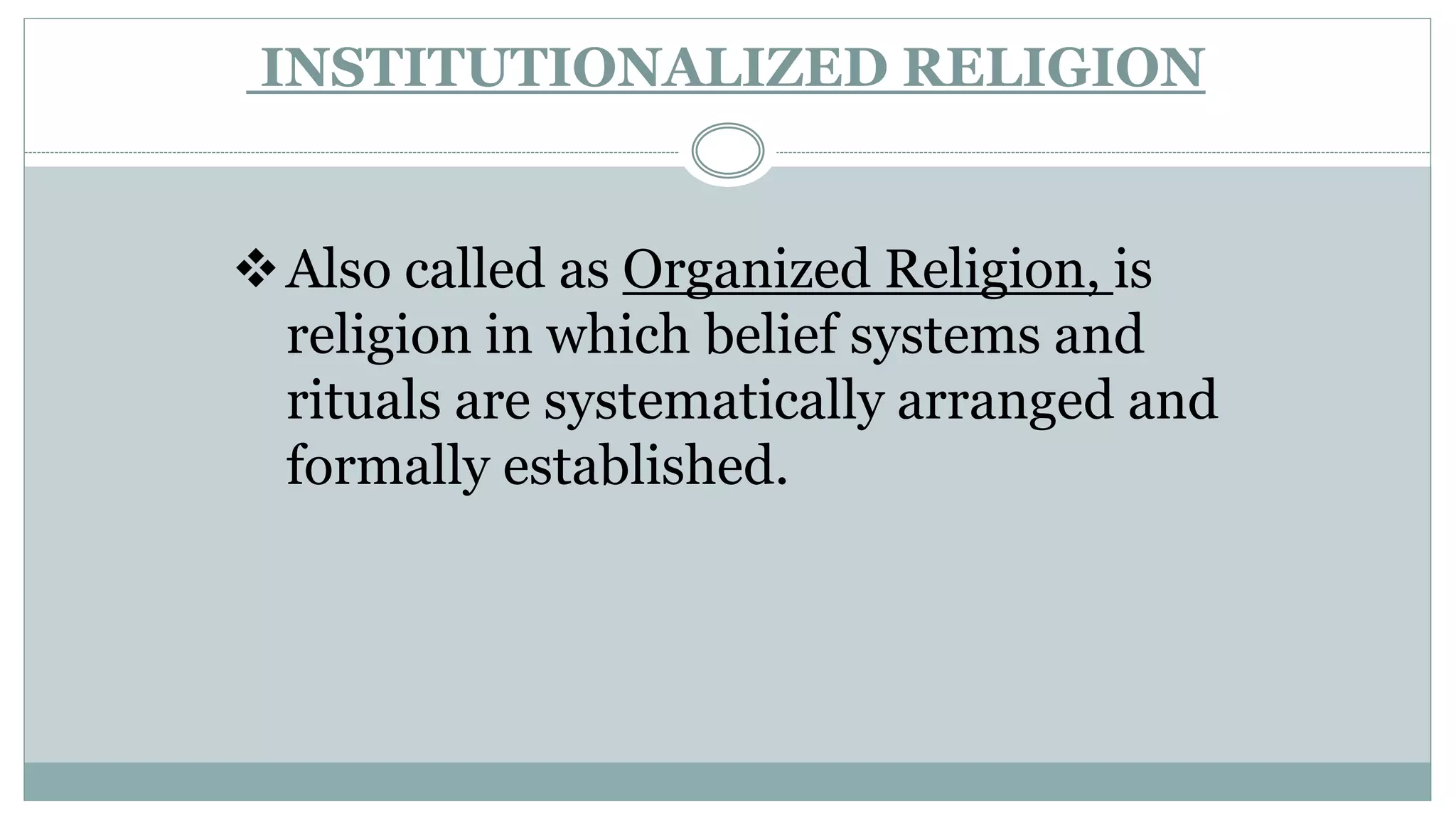 Religion and Belief Systems - UCSP | PPTX