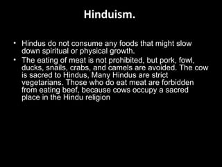 Religion and dietary practices | PPT