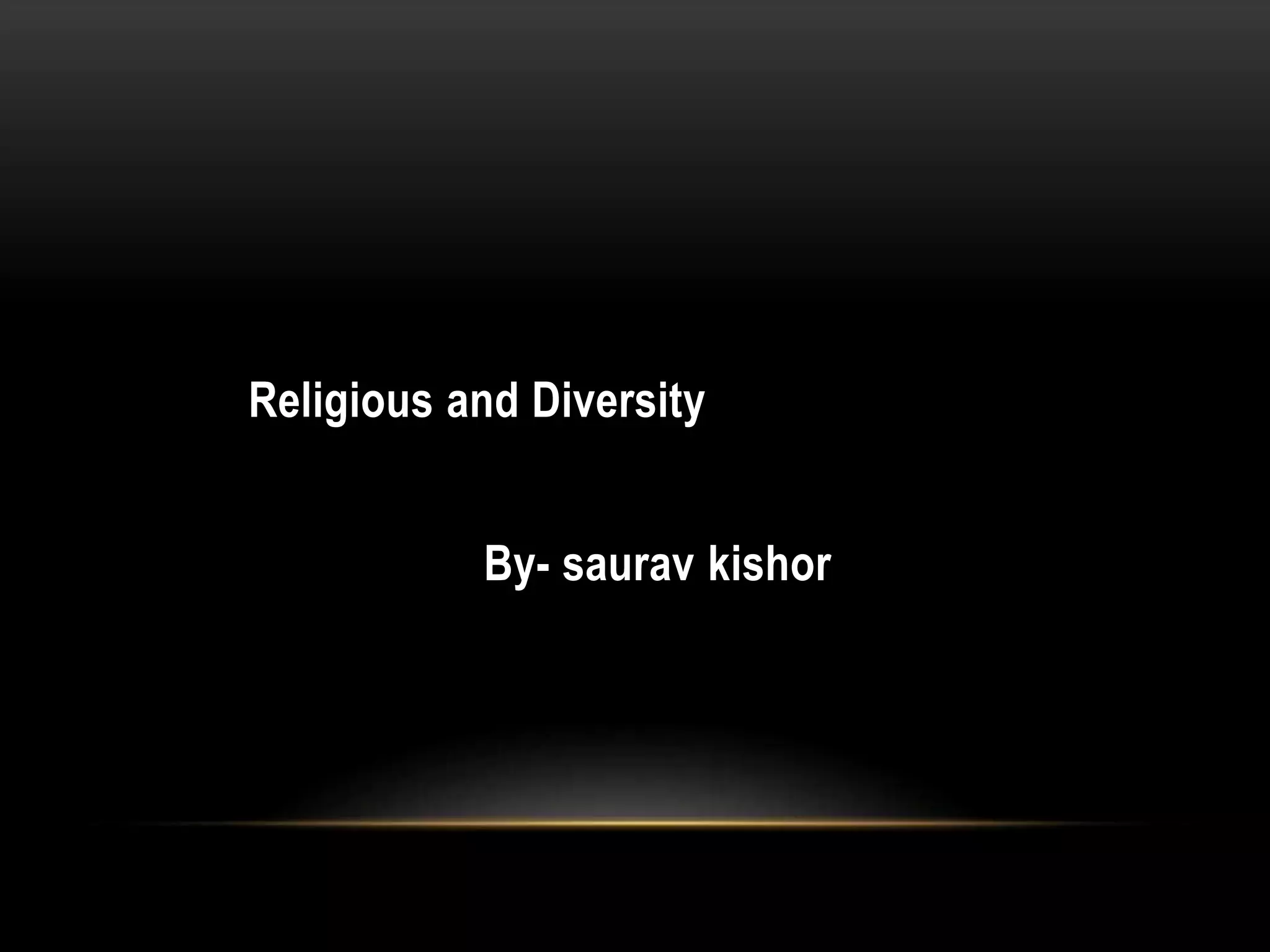 Religion and diversity | PPTX