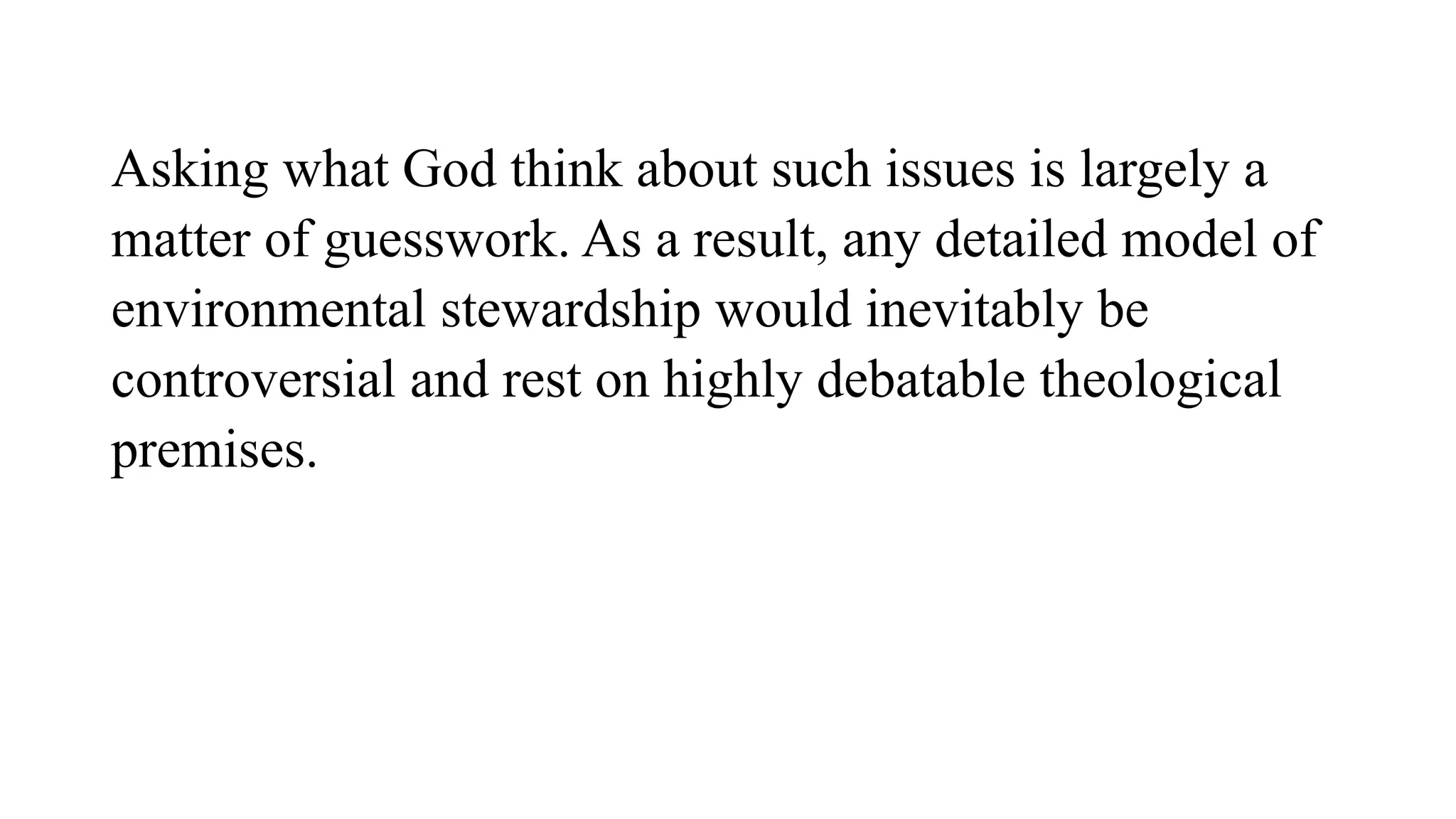 Religion and Environment In Environmental Ethics | PPTX