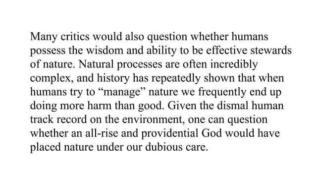 Religion and Environment In Environmental Ethics | PPTX | Christianity ...