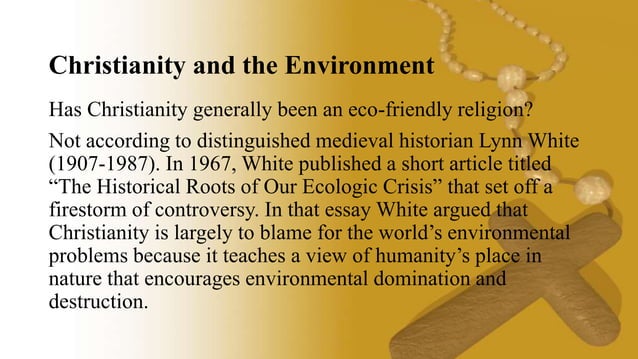 Religion and Environment In Environmental Ethics | PPTX | Christianity ...