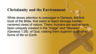 Religion and Environment In Environmental Ethics | PPTX