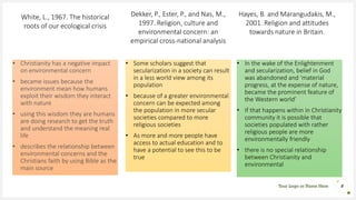 Religion and environmental in 22 countries | PPT